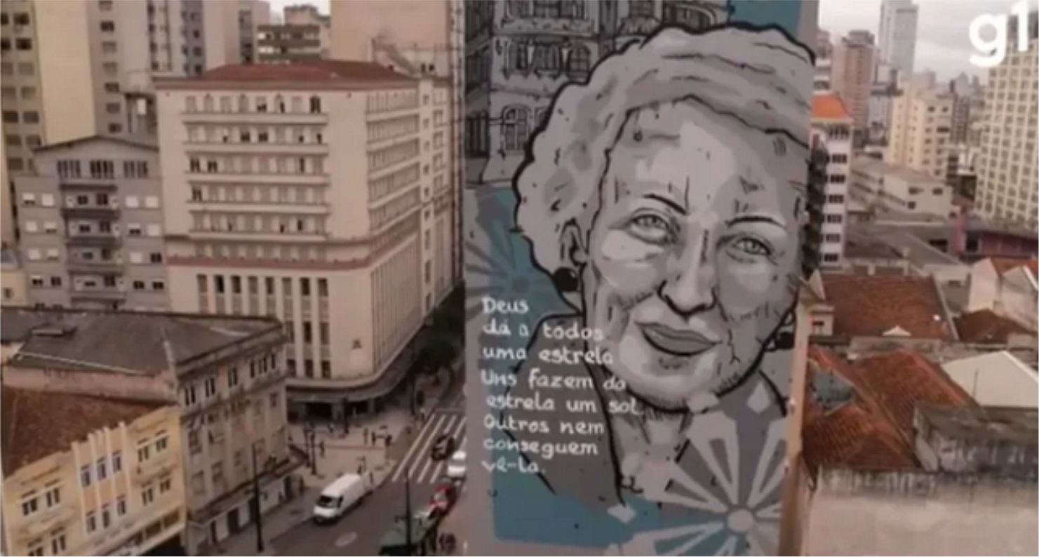Curitiba ganha mural gigante da poetisa Helena Kolody - Gardpam